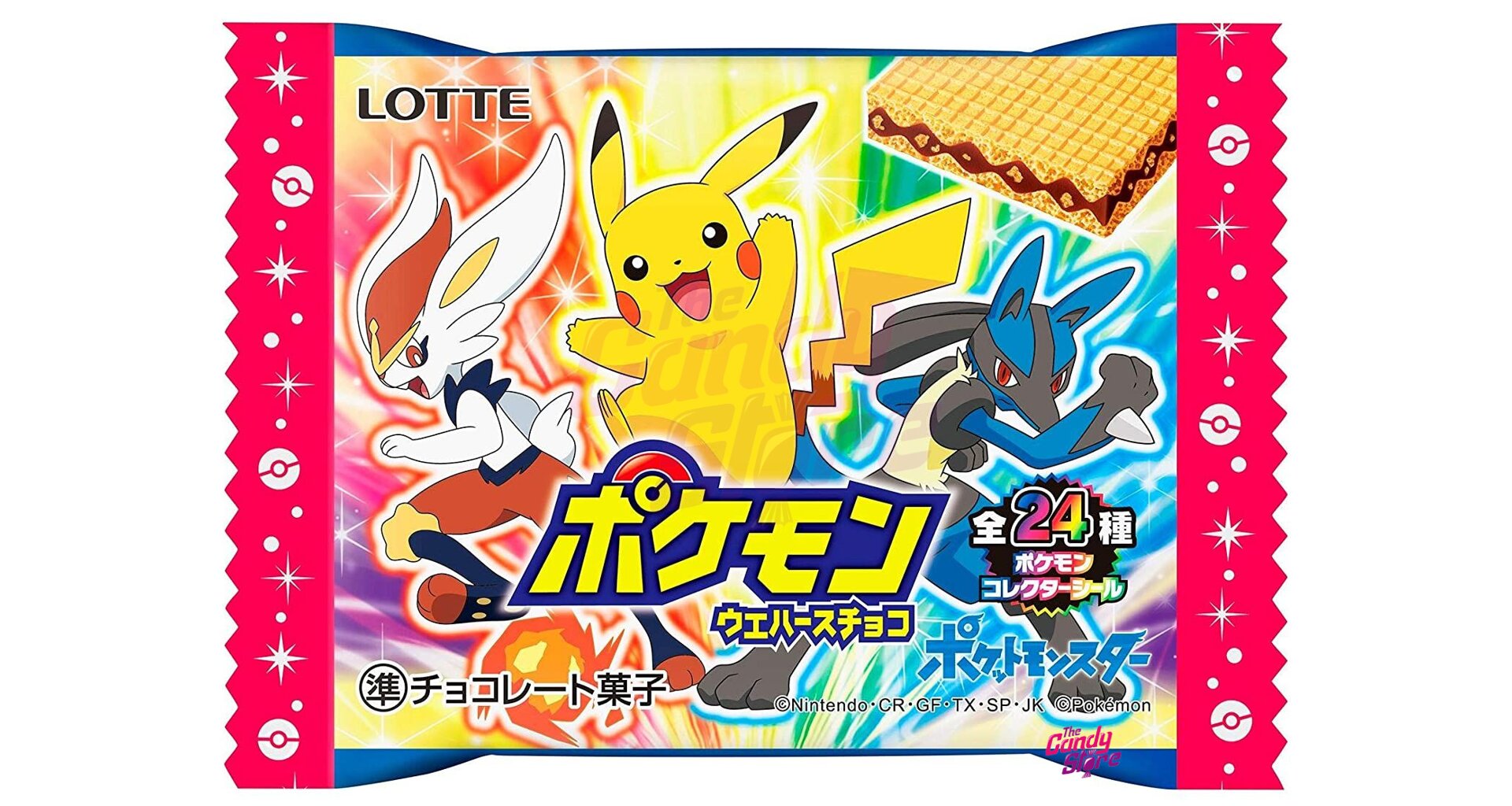 Lotte Pokémon Wafers sušenka s čokoládovou náplní 23 g - Candy-store.cz ...