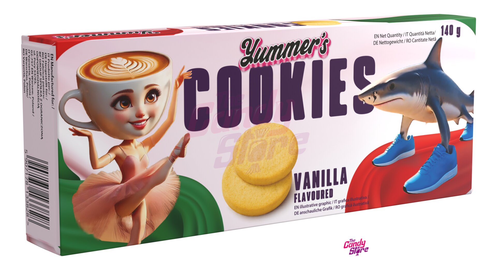 Yummer's Italian Brainrot biscuits with vanilla flavor 140 g - Candy ...